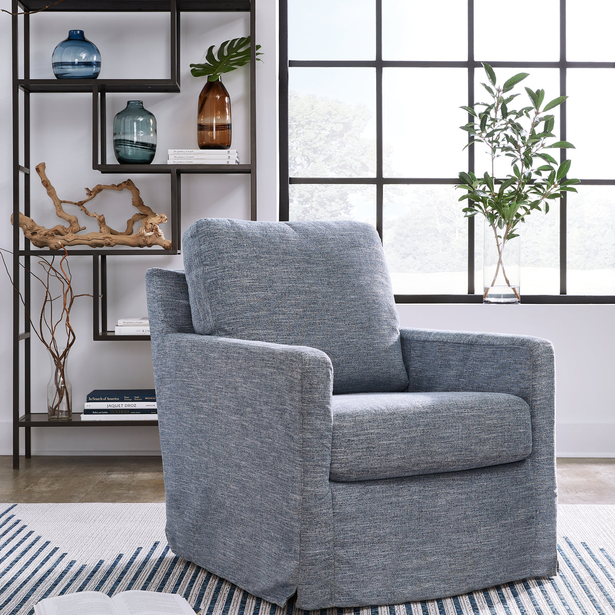 Nenana Next-Gen Nuvella Swivel Glider Accent Chair – Sam's Furniture